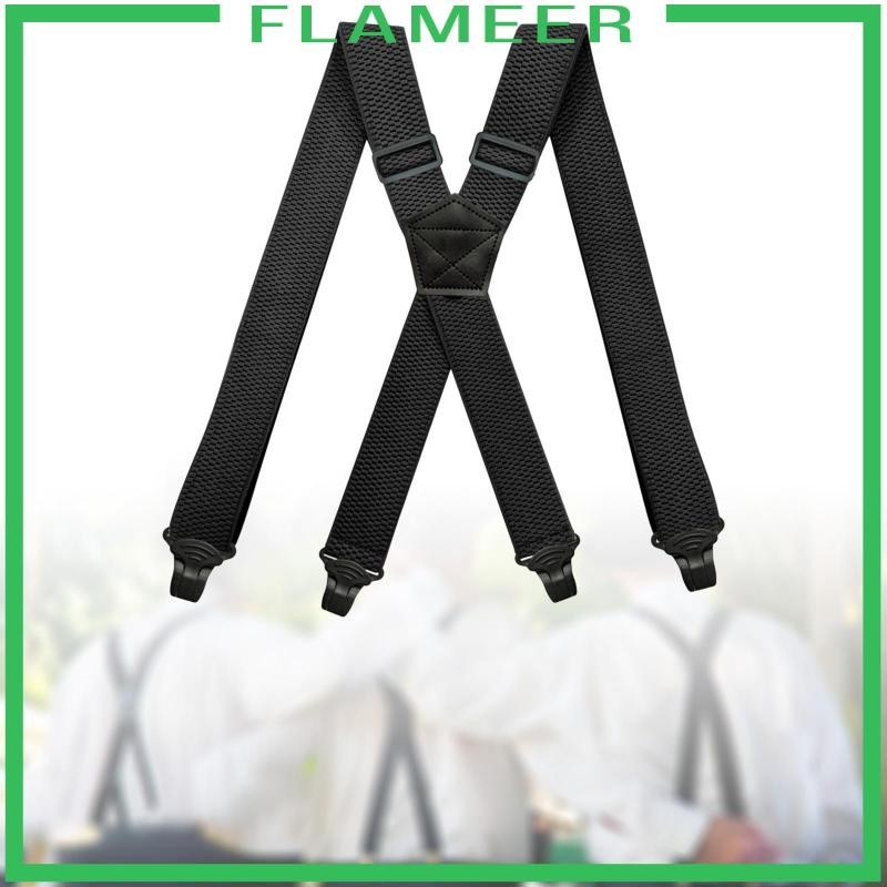 [Flameer] แฟชั่นผู้ชายผู้หญิงแขวน Heavy Duty 4 คลิป X รูปกางเกงอุปกรณ์ ...