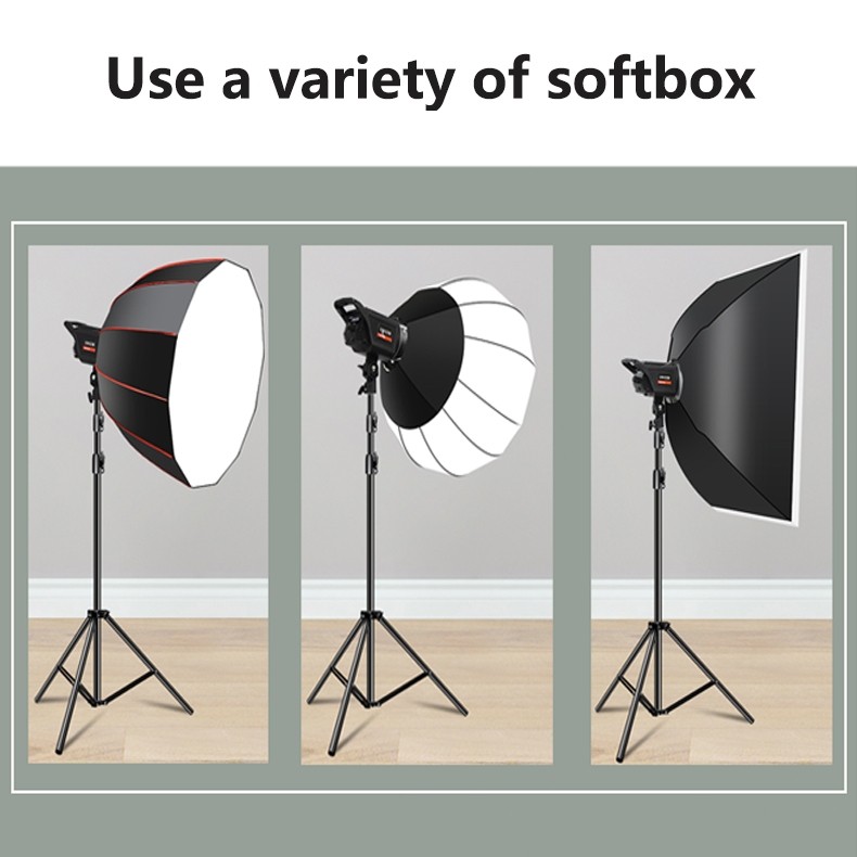 [ประกันศูนย์ไทย1ปี] ไฟสตูดิโอ LED 500W Studio 65cm softbox Light ไฟ ...