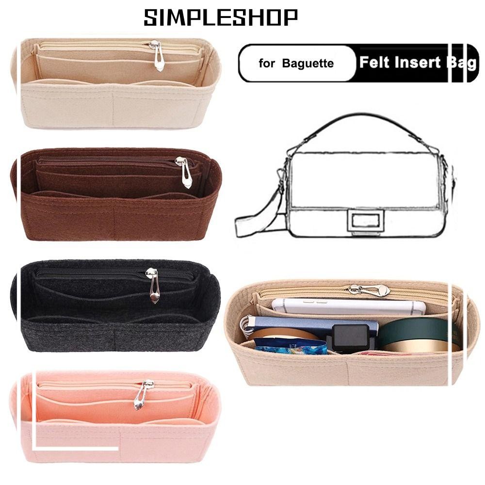 กระเป๋าเดินทางผ้าสักหลาด SIMPLESHOP มาพร้อมกระเป๋ารองภายใน สามารถจัดเก็บของได้อย่างเป็นระเบียบ ...