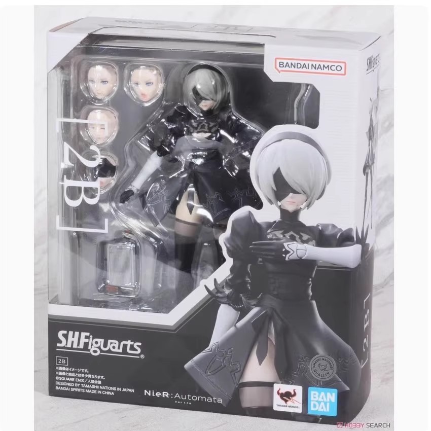 Bandai SHF NieR: Automata 2B Miss Automata TV Animation Version Action ...