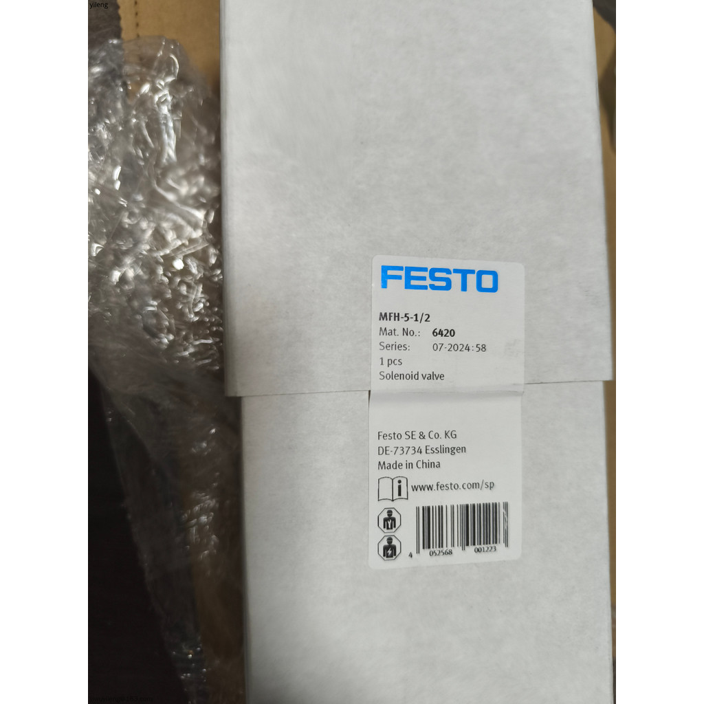 ยี่ห้อใหม่ FESTO Solenoid วาล์ว JMFH/MFH/MLH-5-1/8-1/4-3/8-1/2-B 15901 ...
