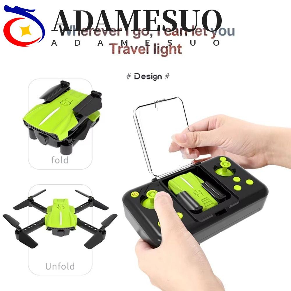 ADAMESUO รีโมทคอนโทรลเครื่องบินของเล่น, ABS Flying K10 Mini Drone, Mini รุ่น Aerial Photo ...