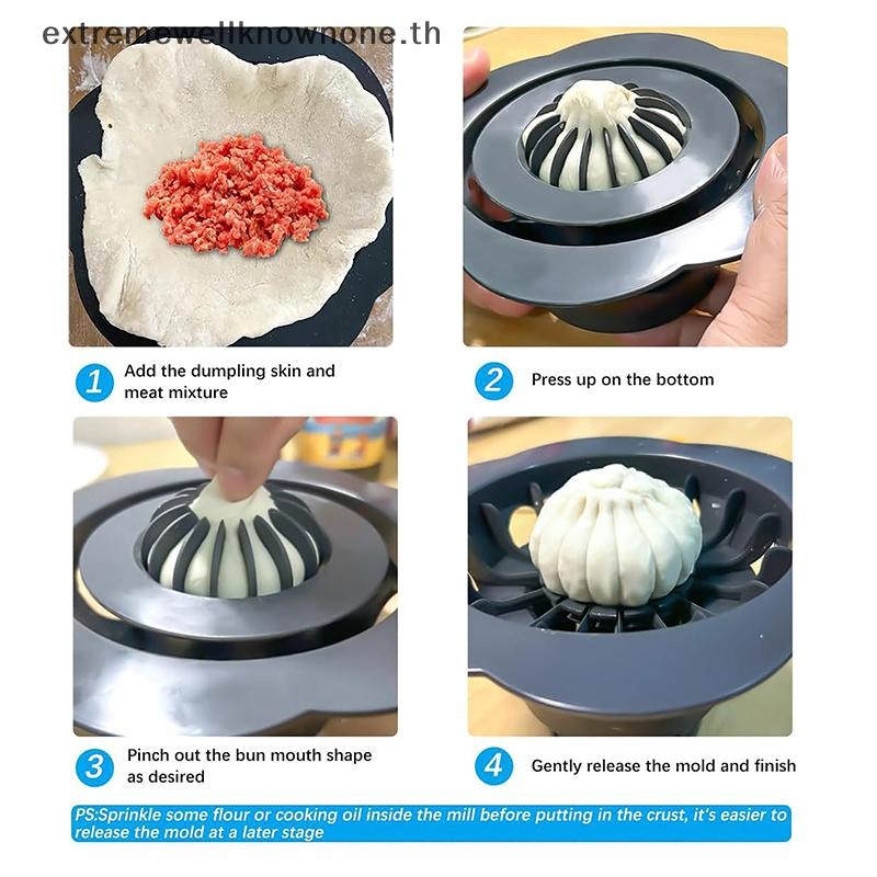 EWTH Baozi Maker Machine,Dumpling Maker แม่พิมพ์พลาสติกห้องครัว Gadget ...