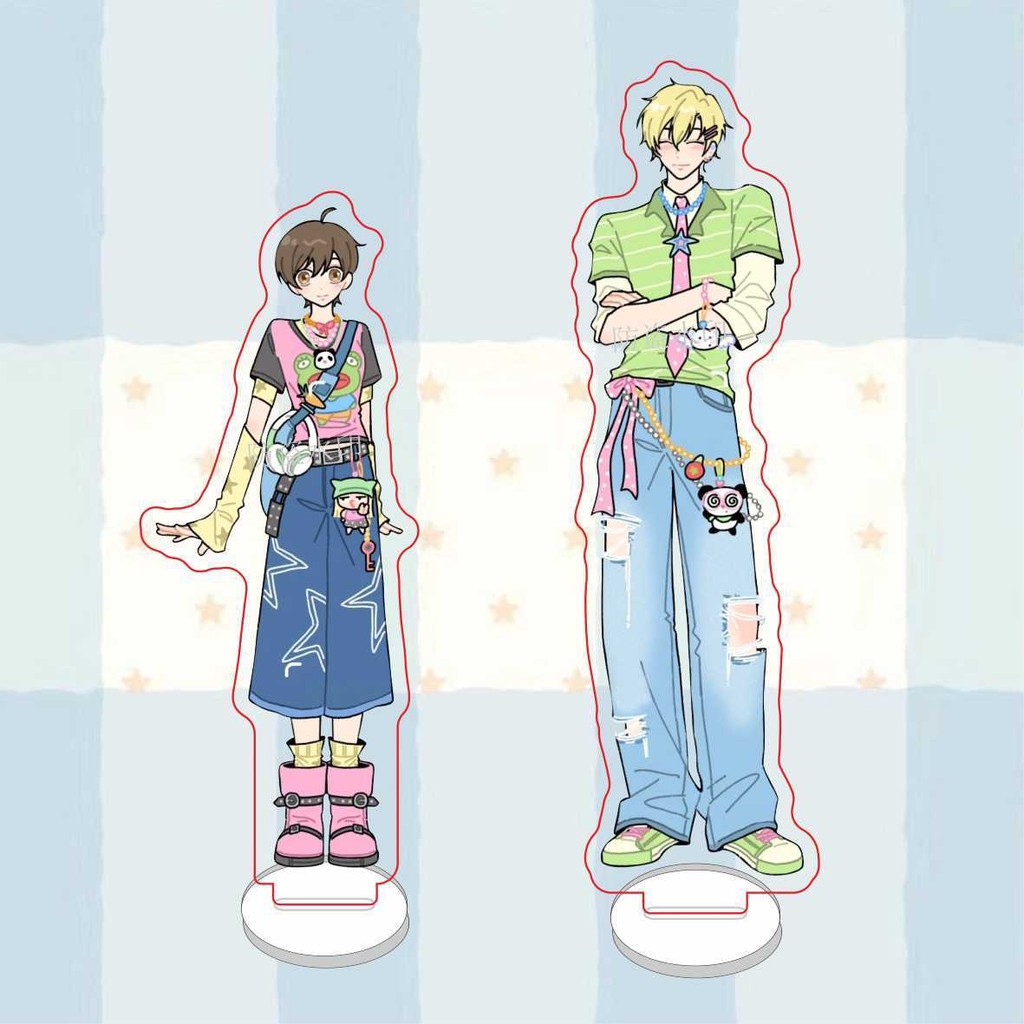 Ouran High School Host Club Fujioka Haruhi Tamaki Suou อะคริลิค Standee ...