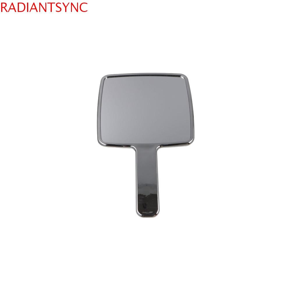 RADIANTSYNC กระจกมือถือ, กระจกแต่งหน้าสีเงินความละเอียดสูง, เครื่องมือแต่งหน้ากระจกโต๊ะ ...