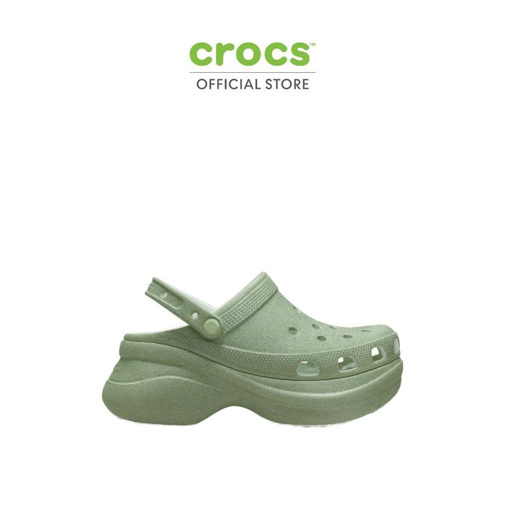 CROCS รองเท้าลำลองผู้หญิง BAE GLITTER CLOG รุ่น 207261-3YF - MINT TINT | Shopee Thailand
