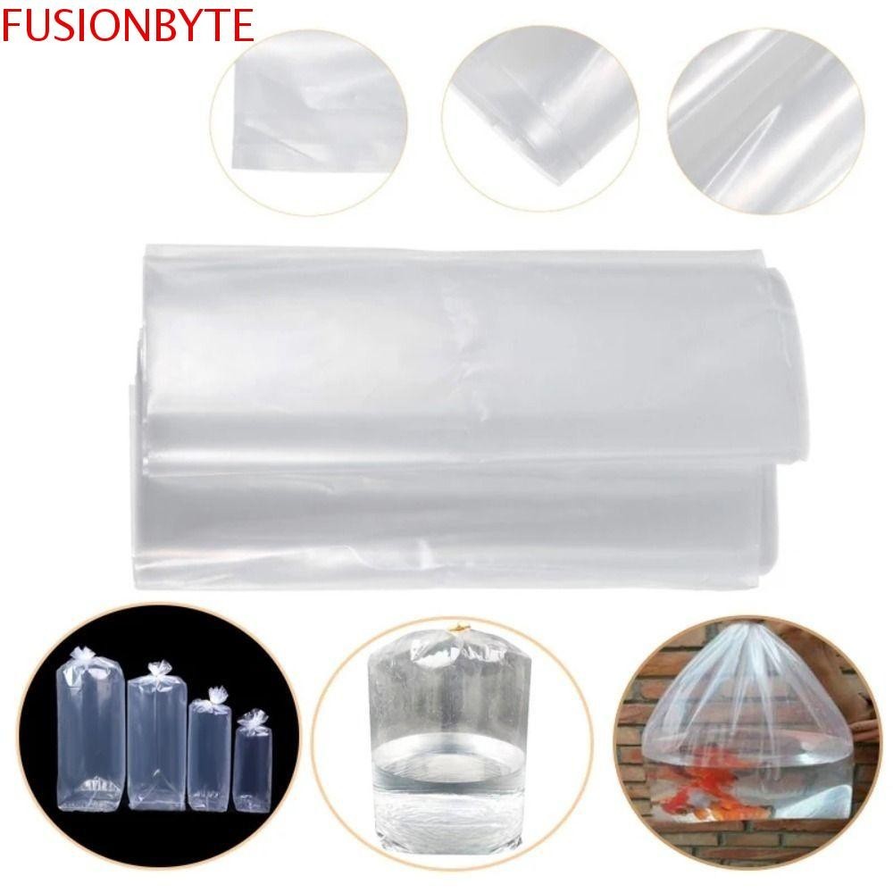 Fusionbyte 10 ชิ้นถุงหายใจตู้ปลา,พลาสติกคุณภาพสูงปลาจัดส่งถุงเป่าลม,โปร่งใสแบบพกพามืออาชีพถุงปลา ...