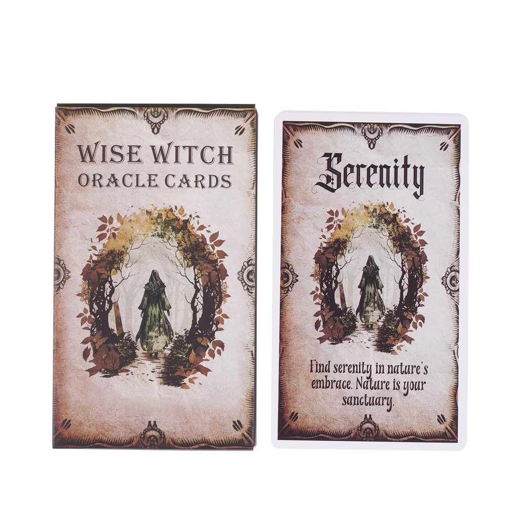 Wise Witch Oracle การ์ด Fortune Telling เกมกระดานการ์ด Divination ...