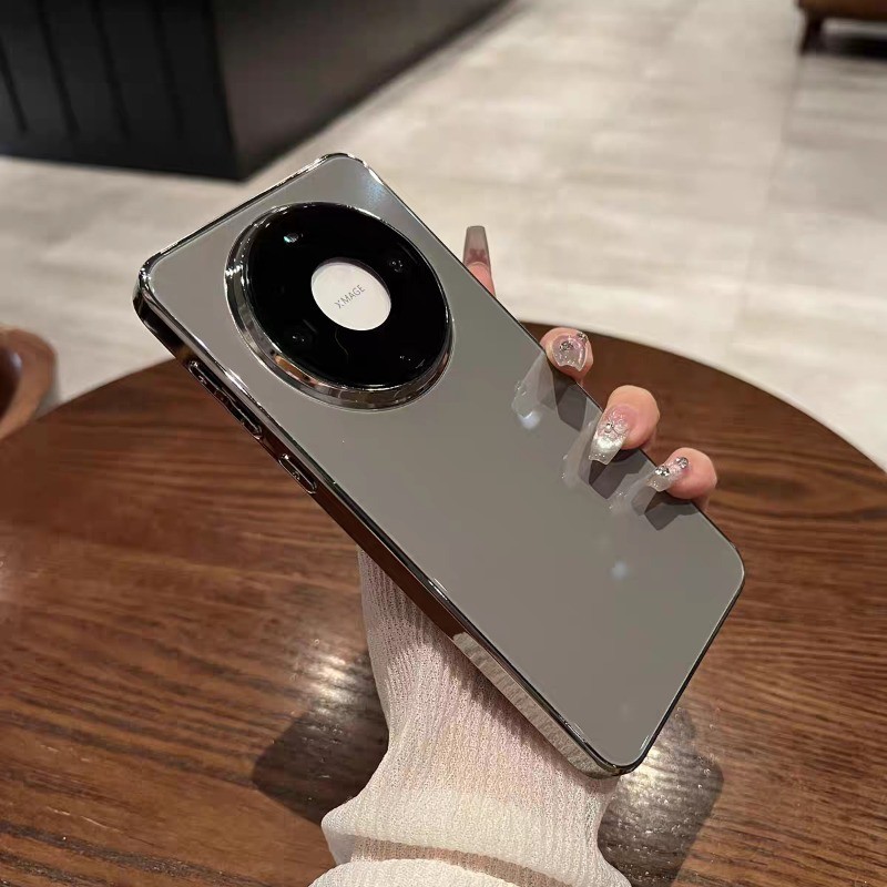 หรูหราชุบแก้วเคสโทรศัพท์สําหรับ Huawei Pura70 P60 Pro Mate 40 Mate 30 Mate 60 ปลอกเลนส์ป้องกัน ...