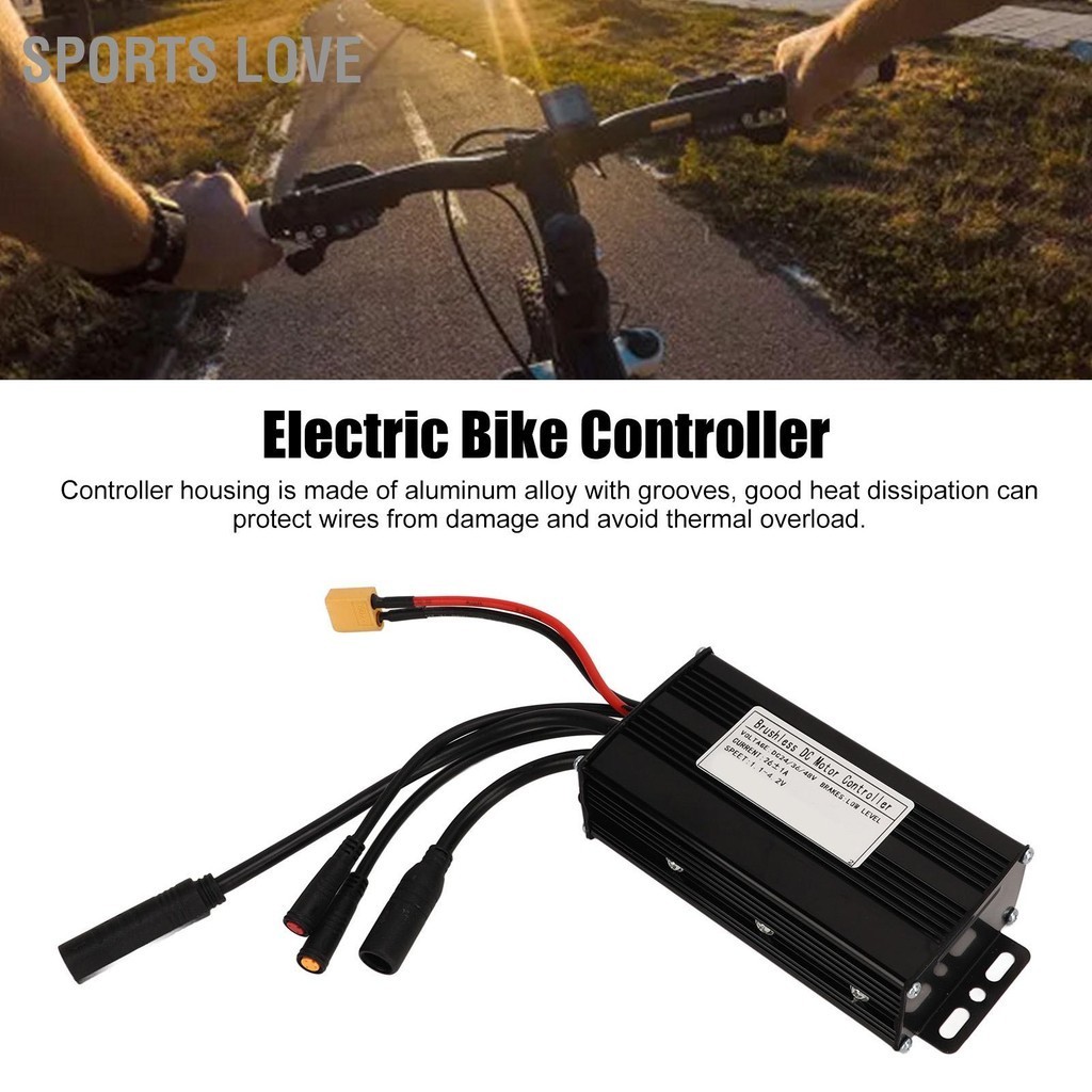 Sports Love ไฟฟ้าจักรยานController 24V 36V 48V 26A 3 โหมดSine Wave ...