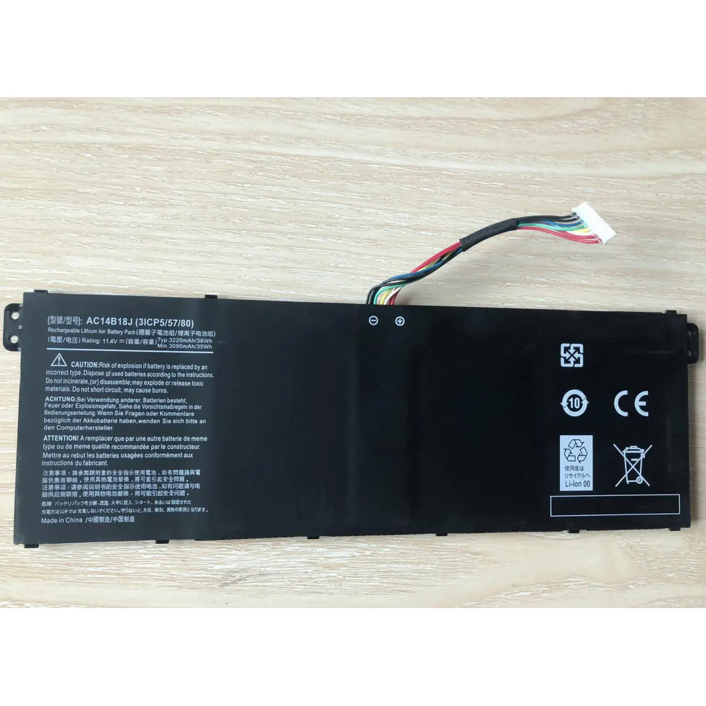 AC14B18J AC14B13J 11.4V 36WH แล็ปท็อป Battery for Acer Aspire E3-111 E3 ...