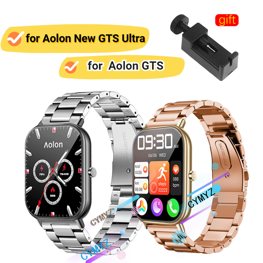 Aolon GTS Ultra strap สายโลหะสําหรับ Aolon 2024 GTS Ultra Smart Watch ...
