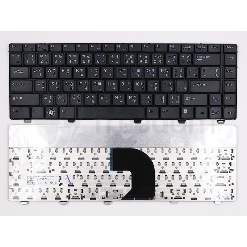 คีย์บอร์ด Dell Vostro 3300 3400 3500 ไทย อังกฤษ KEYBOARD | Shopee Thailand