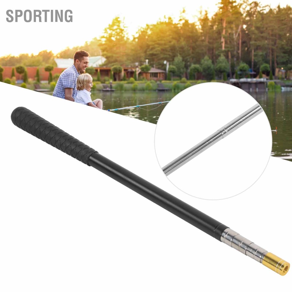 Sporting 5 ส่วน Telescoping Fishing POLE Rod สแตนเลสขยาย MINI Stream ...