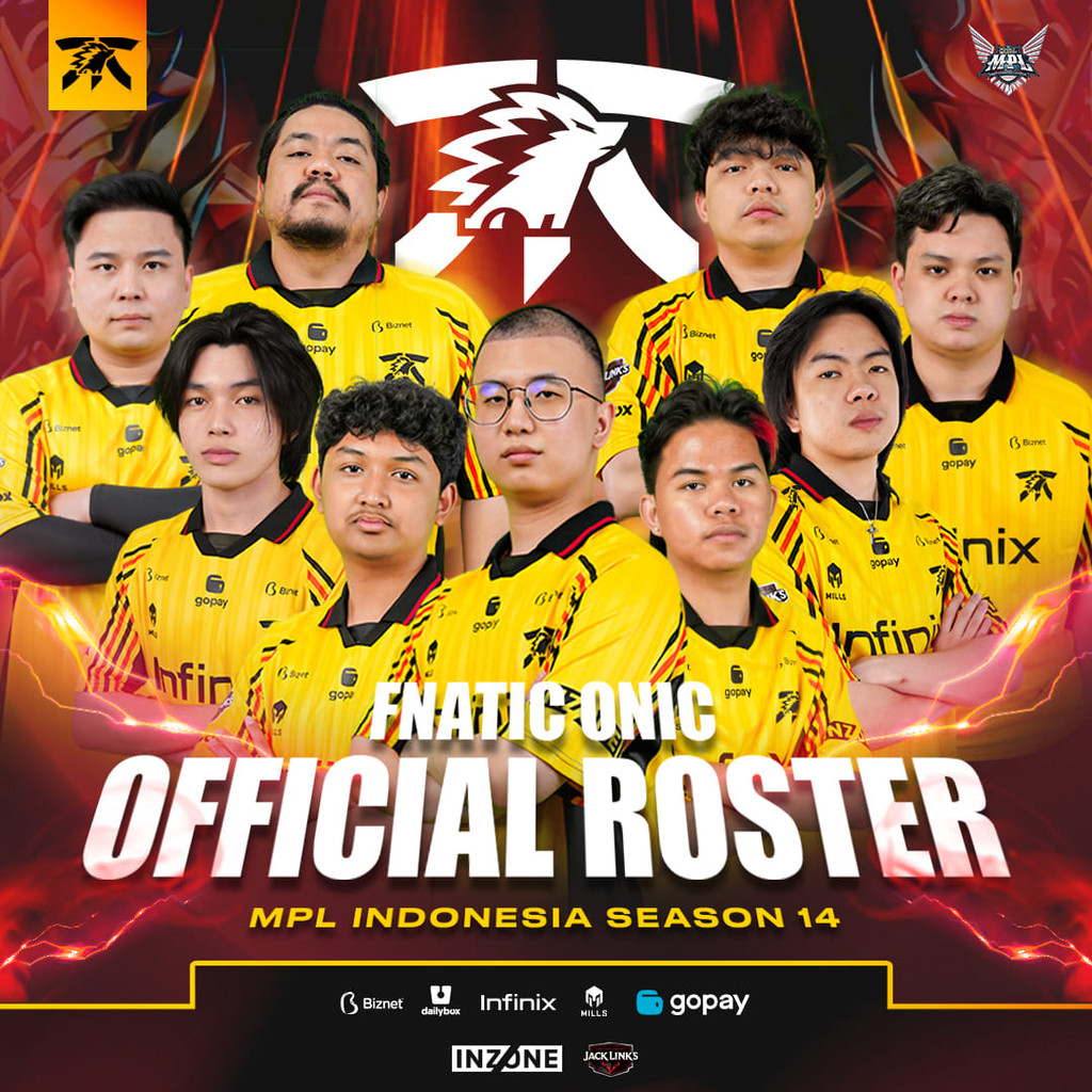 Fnatic ONIC Vincitore Home - เสื้อสีเหลือง,2024 ONIC E-Sports OFFICIAL ...