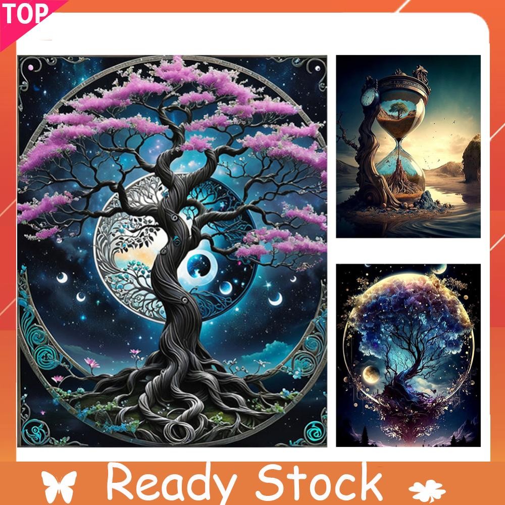 เย็บปักถักร้อยเต็มรูปแบบ Eco-ด้ายฝ้าย 11CT พิมพ์ทิวทัศน์ชุดปักครอสติส 40x50 ซม | Shopee Thailand