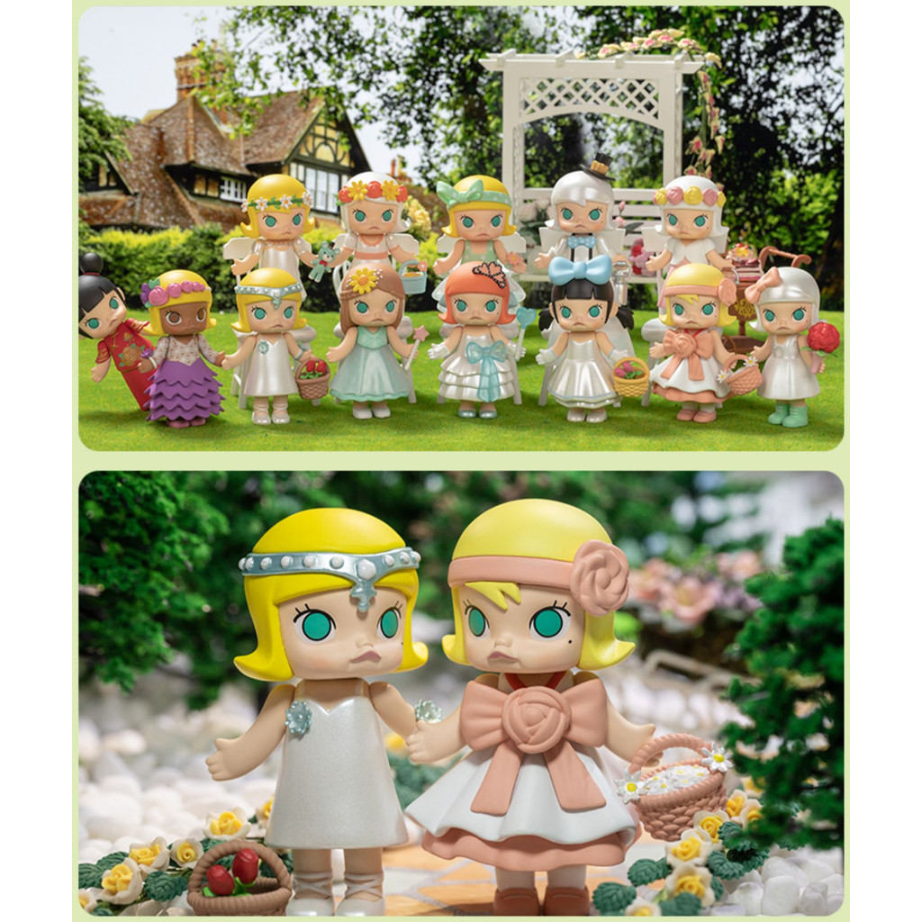 P POPMART POPMART Molly Wedding Flower Girl Series Figure-Made Mystery ...