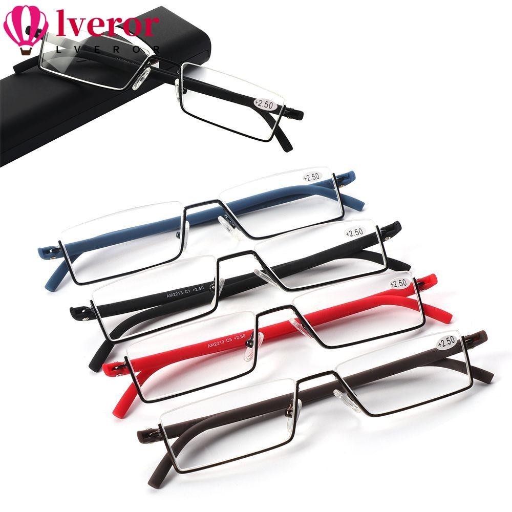 Lveror Reader แว่นสายตา Ultralight TR90 Vision Care Half Frame | Shopee Thailand