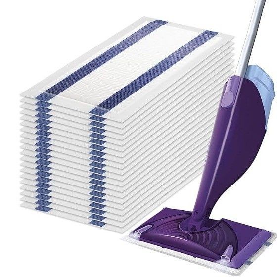 ไม้ถูพื้นแบบใช้แล้วทิ้ง ปรับให้เข้ากับ swiffer Mop เปลี่ยนผ้า Pad ...