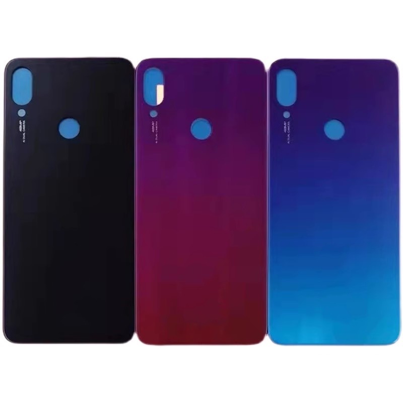 สําหรับ Xiaomi Redmi หมายเหตุ 7 Note7 Pro แก้วแบตเตอรี่ฝาหลังประตูโทรศัพท์ด้านหลังกรณีอะไหล่ ...