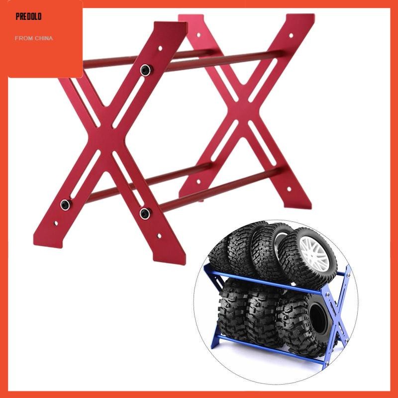 [Predolo] RC Car Wheel Storage Rack ขาตั้งยางยางสําหรับรถบรรทุก 1/10 ...