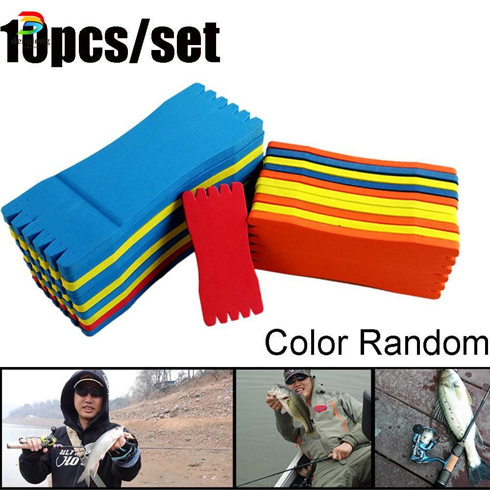 DENGLONG 10 ชิ้น/ล็อตสายตกปลาแผ่นแบบพกพา 8 ซม./10 ซม./12 ซม./14 ซม. Trace Wire Winding Line ...