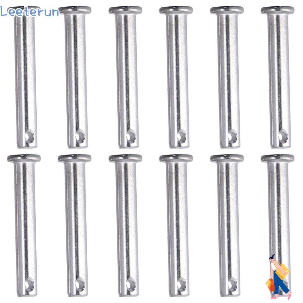LEETERUN 12 ชิ้น Single Hole Clevis Pins, 20/25/30/35/40/45/50/55/60 ...