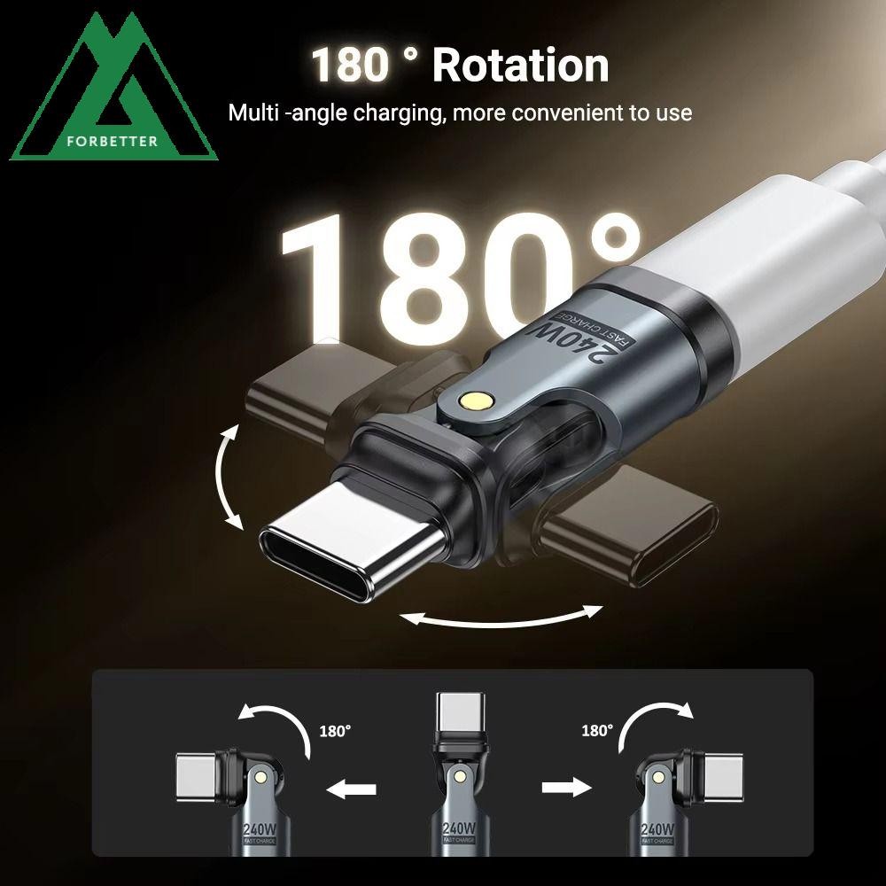 FORBETTER USBC ชาร์จแปลง, USB-C ถึง USB-C Fast Data Transfer อะแดปเตอร์ ...
