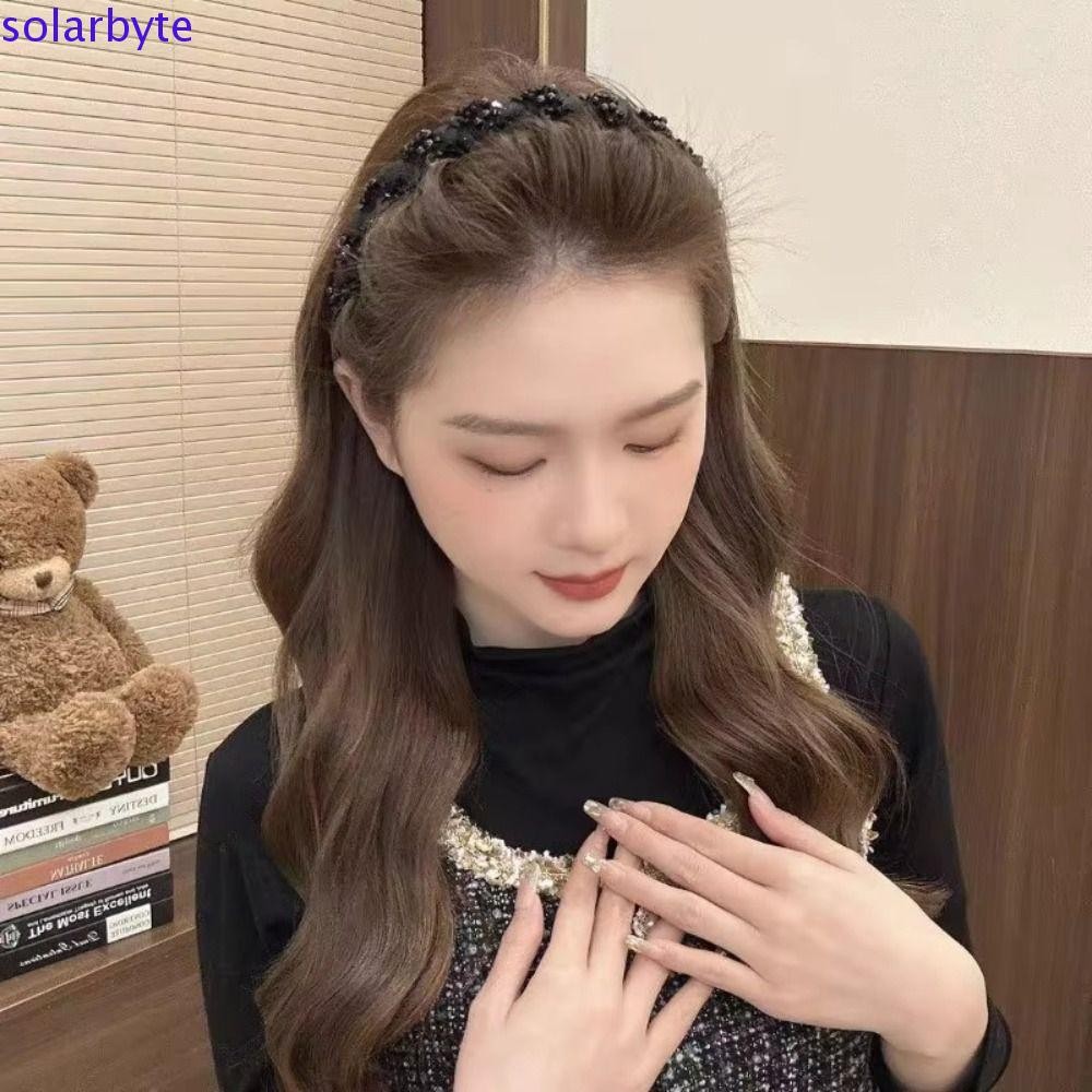 แถบคาดศีรษะ Solarbyte สไตล์ Cranial แบบคลื่นพร้อมลูกปัด, อเนกประสงค์และสวมใส่ง่าย, สำหรับตกแต่ง ...