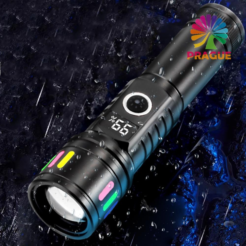 ไฟฉายชาร์จไฟ LED 1000LM ทำจากอะลูมิเนียม อัลลอยด์ กันน้ํา สําหรับการ ...