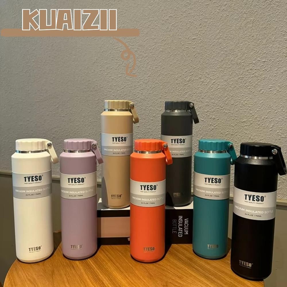 KUAIZII ขวดฉนวน, แก้วสูญญากาศสองชั้น, สแตนเลส 500ml/710ml ยาวอุณหภูมิฉนวนกันความร้อน Travel ...