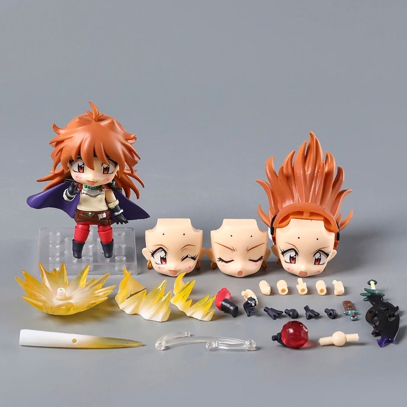 Slayers Lina Inverse Action Figure เปลี่ยน Face Movable Joints ของเล่น ...