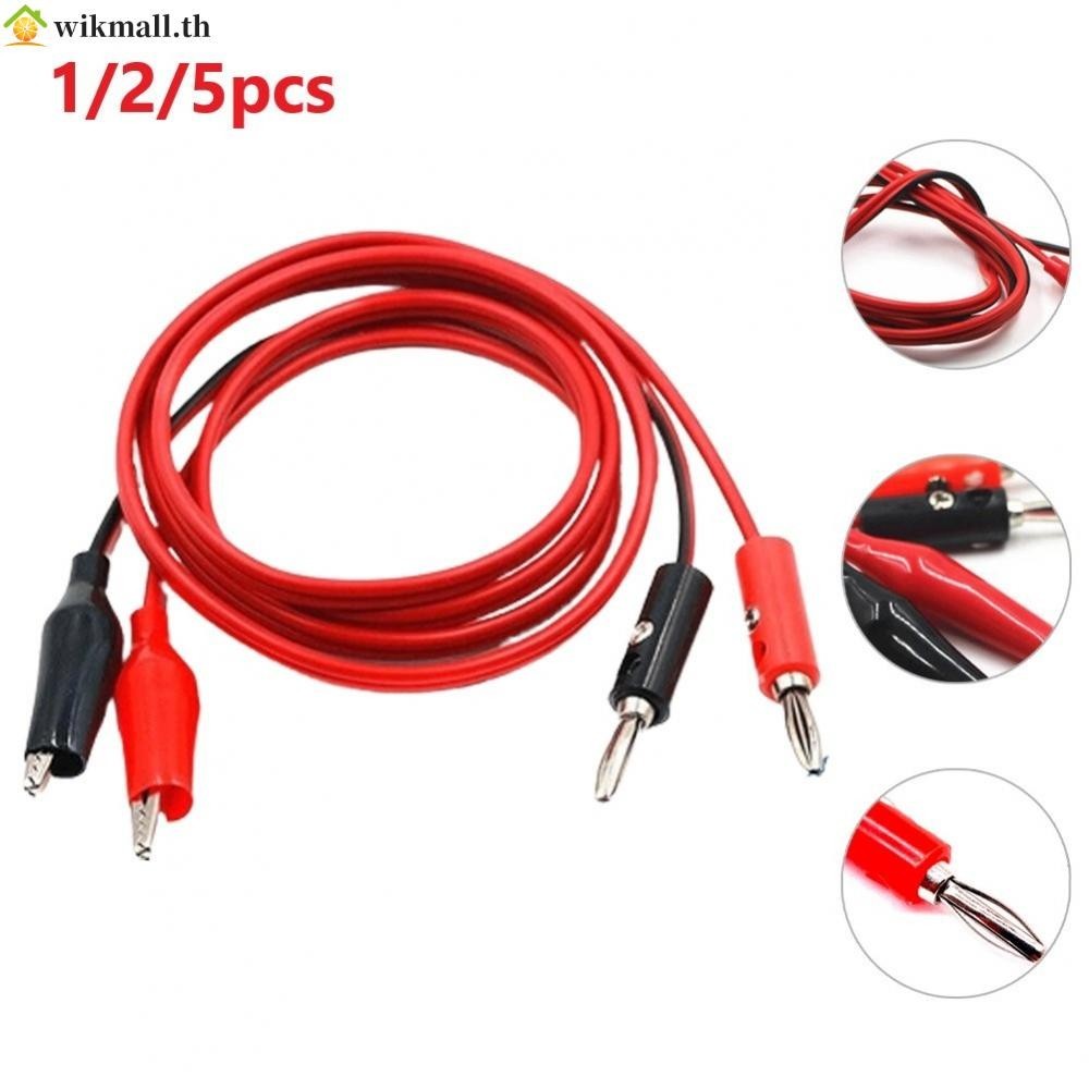 【WIK】Lightweight Alligator Probe Test Cord Clip to Banana Plug Probe ...