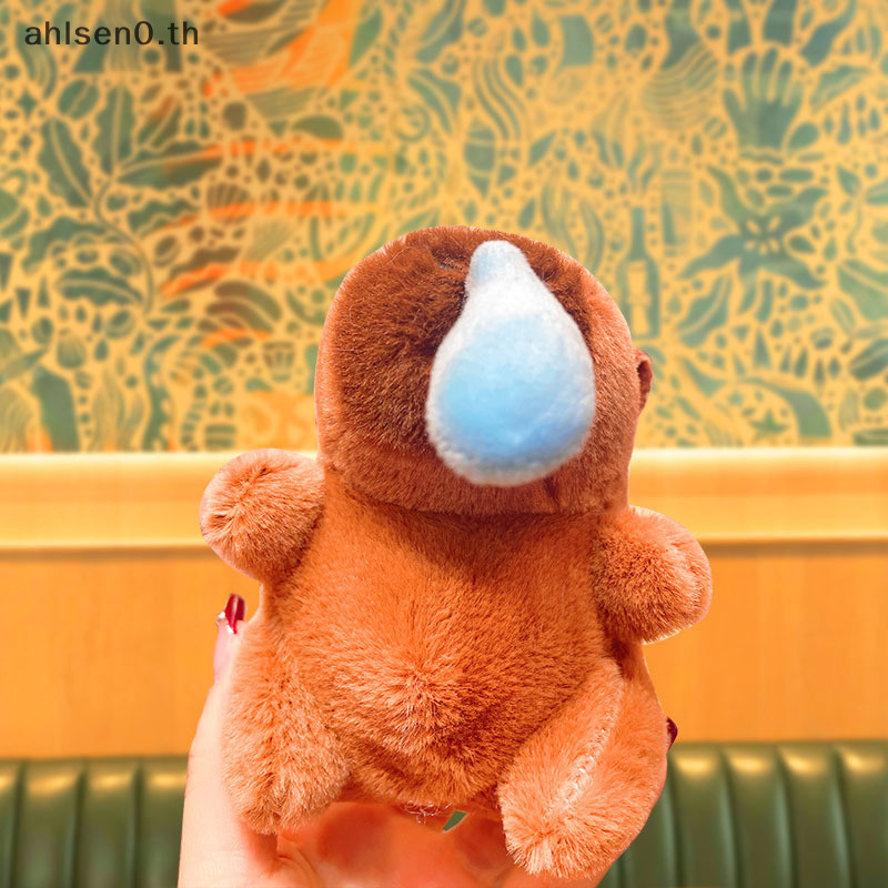 Ahlsen0 Capybara ตุ๊กตาพวงกุญแจจําลอง Capibara อะนิเมะ Fluffy ของเล่นตุ๊กตาตุ๊กตาของเล่น th ...
