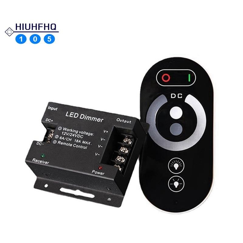 Hiuhfhq106Portable 6 คีย์ RF LED Touch Dimming Controller LED ...