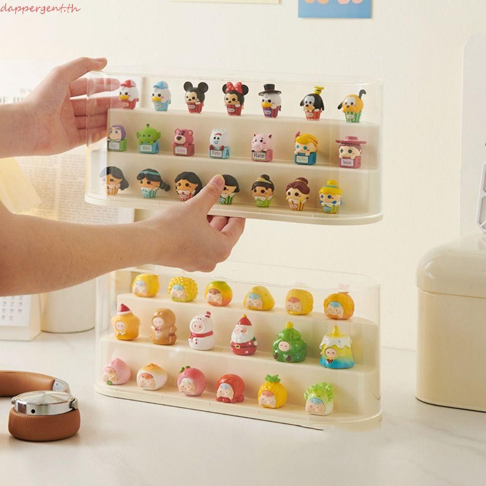 Dappergent POPMart Storage Display Stand,โปร่งใสป้องกันตัวเลขกล่องแสดง ...