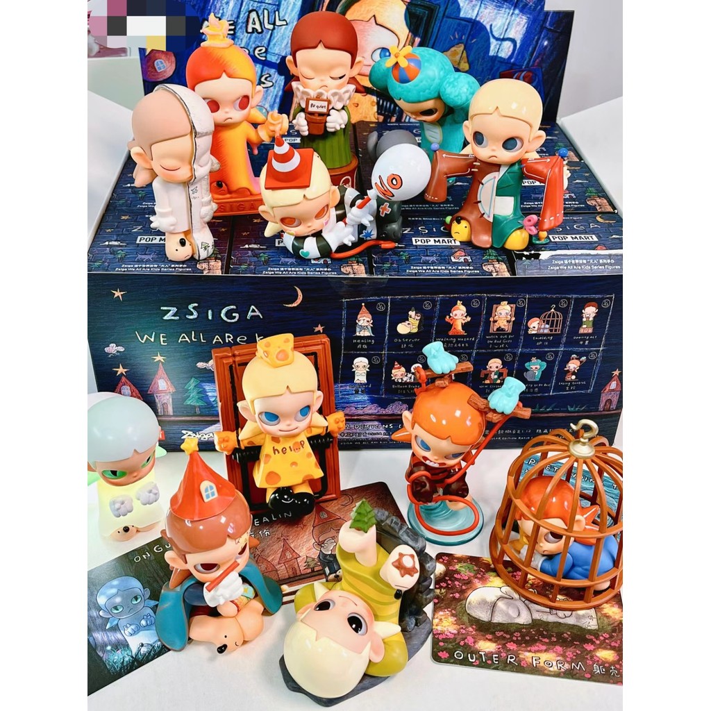 Popmart ของแท้ Zsiga We All Are Kids series pop mart ของเล่นศิลปะอย่าง ...