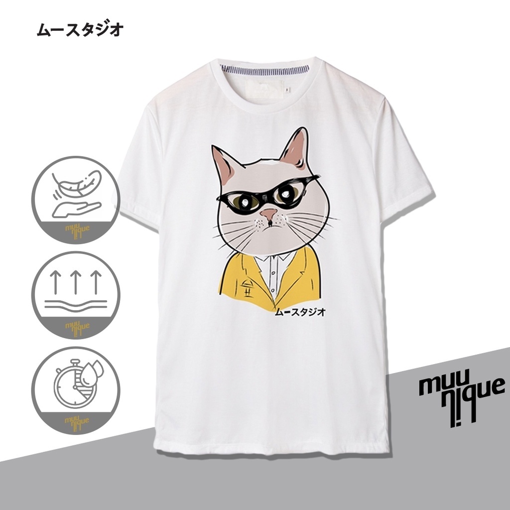 MUUNIQUE Graphic P. T-shirt เสื้อยืด รุ่น GPT-281 | Shopee Thailand