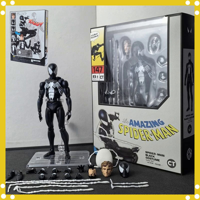 CT 1/12 The Amazing Spider-Man MAFEX 147 S.H.Figuarts Spider Man Venom ...