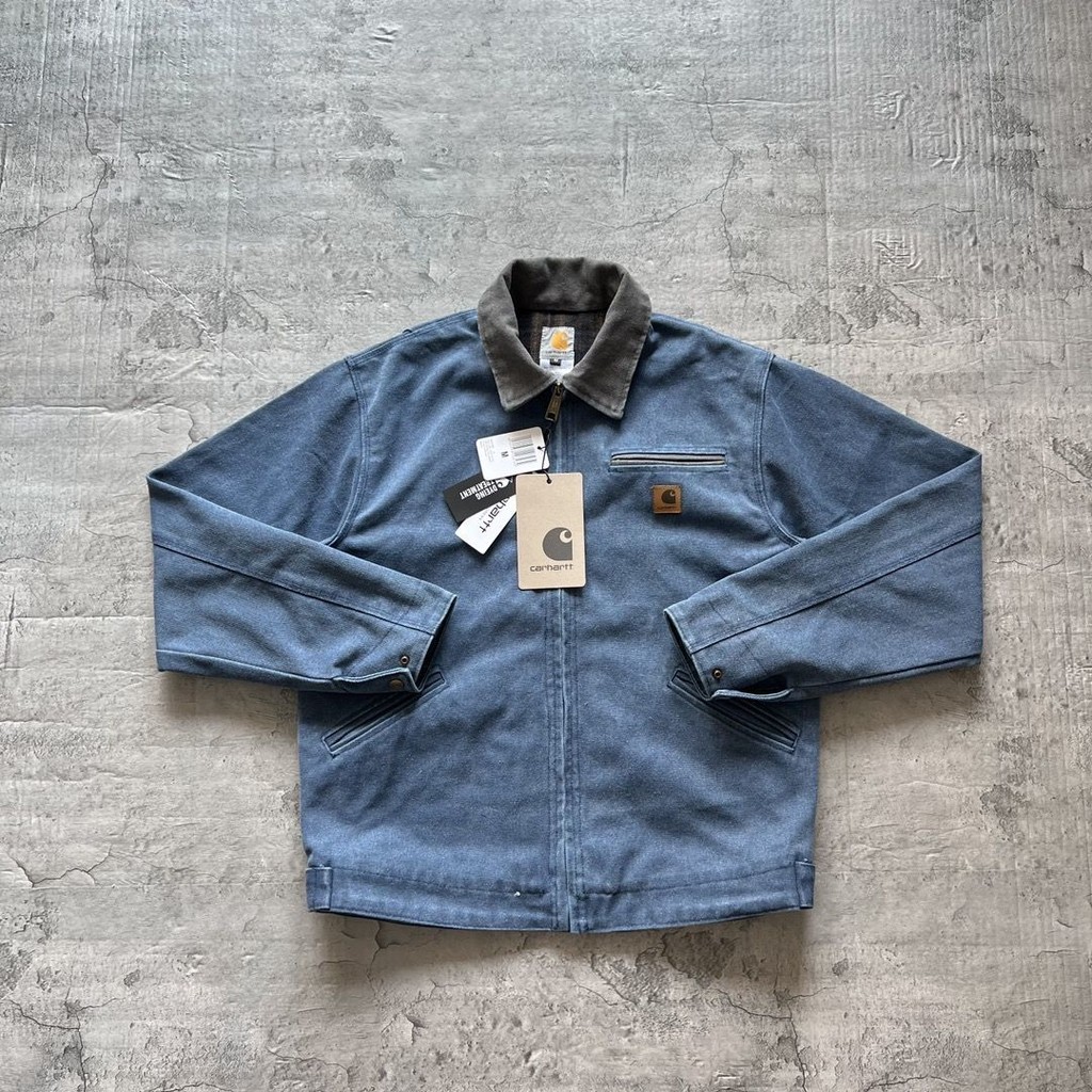Carhartt J97 เสื้อแจ็คเก็ตผู้ชาย Vintage Zipper Canvas เสื้อแจ็คเก็ต ...