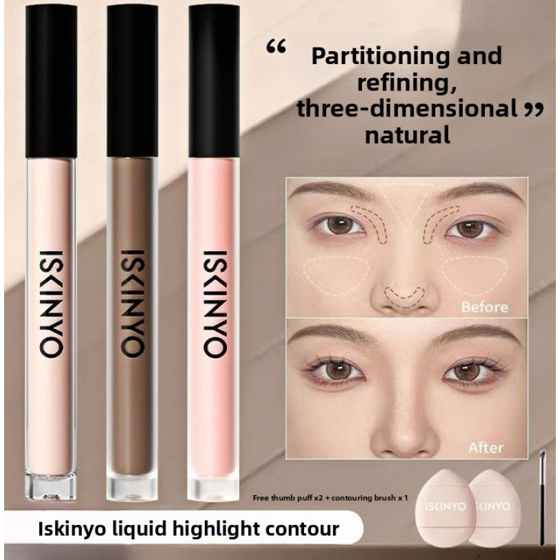 ISKINYO Liquid Highlighter Contouring Liquid Shading คอนซีลเลอร์ Matte ...