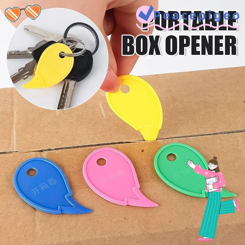 PEACEPIGEO 1/10pcs Express Package Can Opener, มินิแบบพกพากล่องพลาสติก, เครื่องตัดกระดาษยูทิลิตี ...