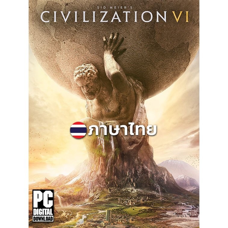 เกมวางแผนสร้างเมือง Sid Meiers Civilization VI Digital Deluxe รวมทุกภาค ภาษาไทย [PC/Notebook ...