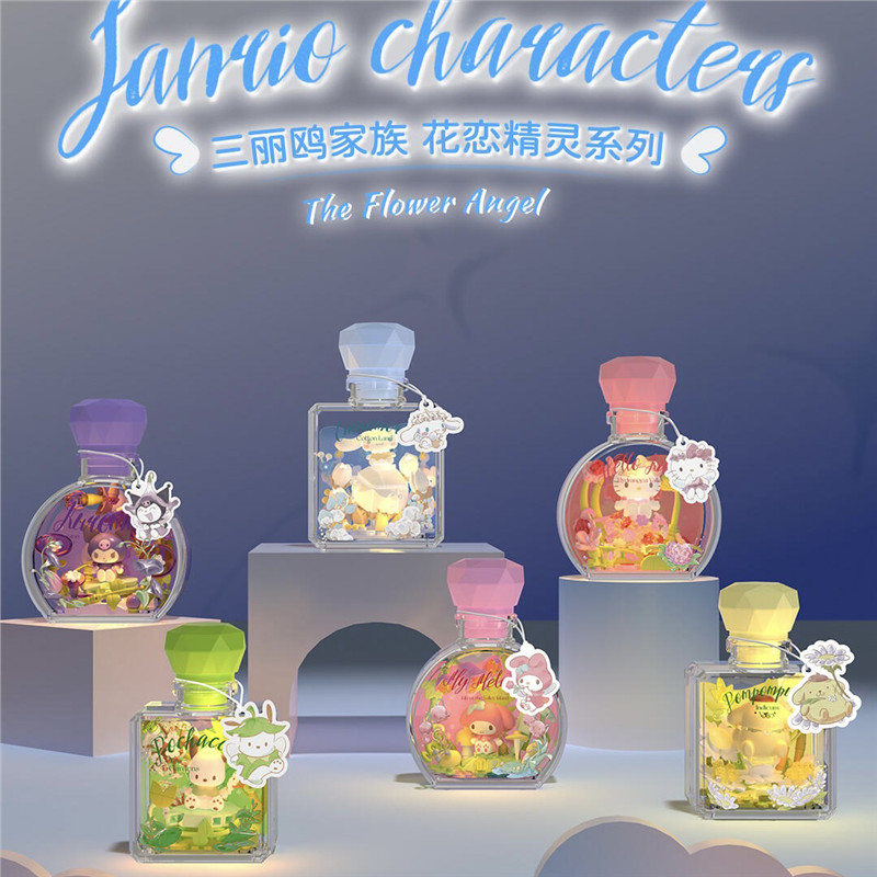 Moonlight Club Sanrio Flower Love Elf hellokitty Building Block Wishing ...