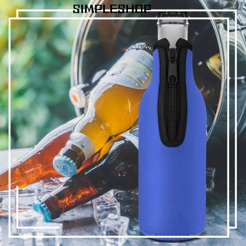 SIMPLESHOP ฝาครอบขวดเบียร์, กระเป๋าใส่ขวดน้ําป้องกัน 12 ออนซ์ 330 มล., คุณภาพสูงแบบพกพา Duarable ...