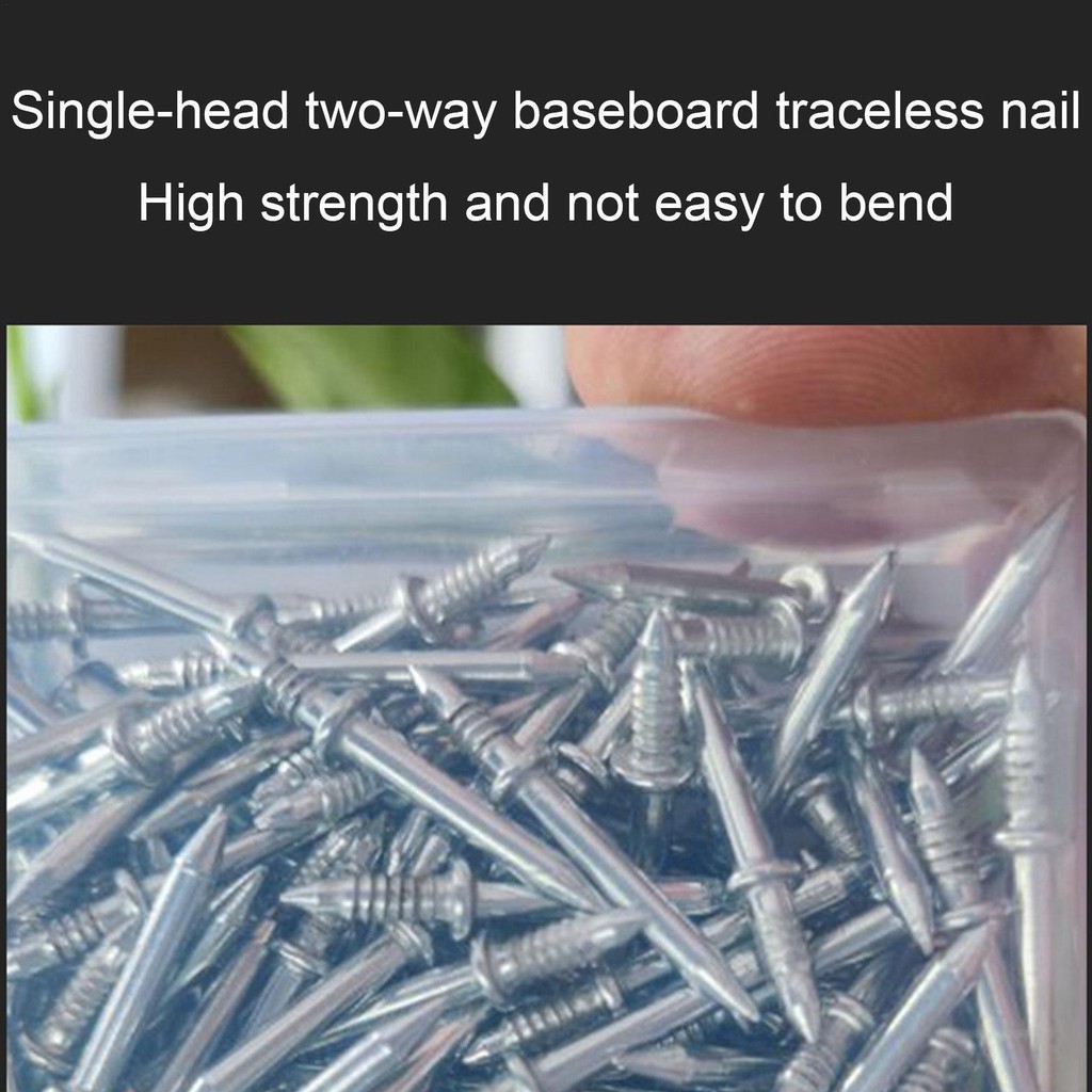 Double Head Nails 100/200Pcs Invisible Security Screws & Nail-Specific ...