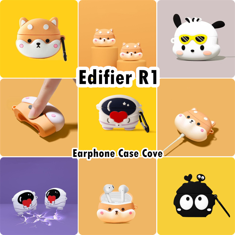 ture starFor Edifier R1 Case เคสหูฟัง Niche Cartoon Style Soft Silicone ...