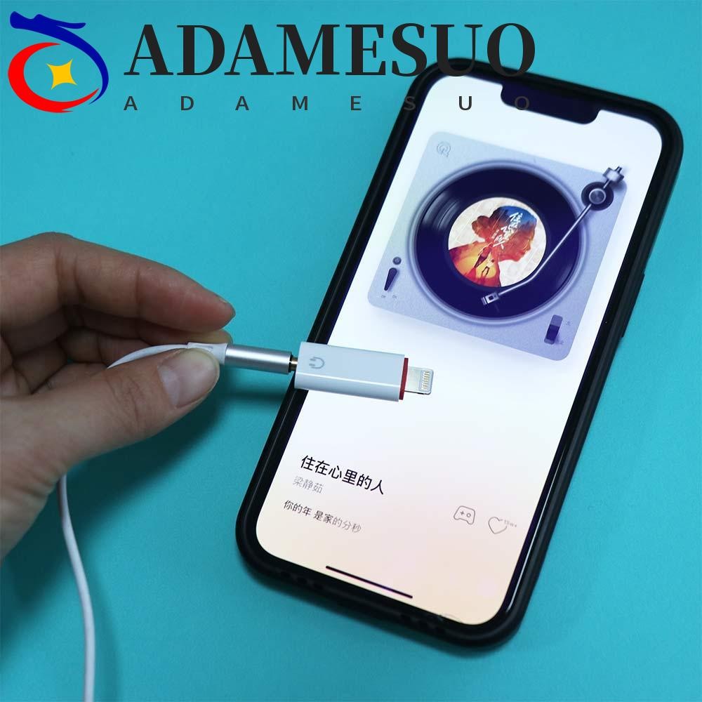 ADAMESUO ชุดหูฟังแบบมีสาย Type C Converter, สายสัญญาณเสียง 3.5 มม.หญิง Type-C ถึง 3.5 มม., ถอด ...