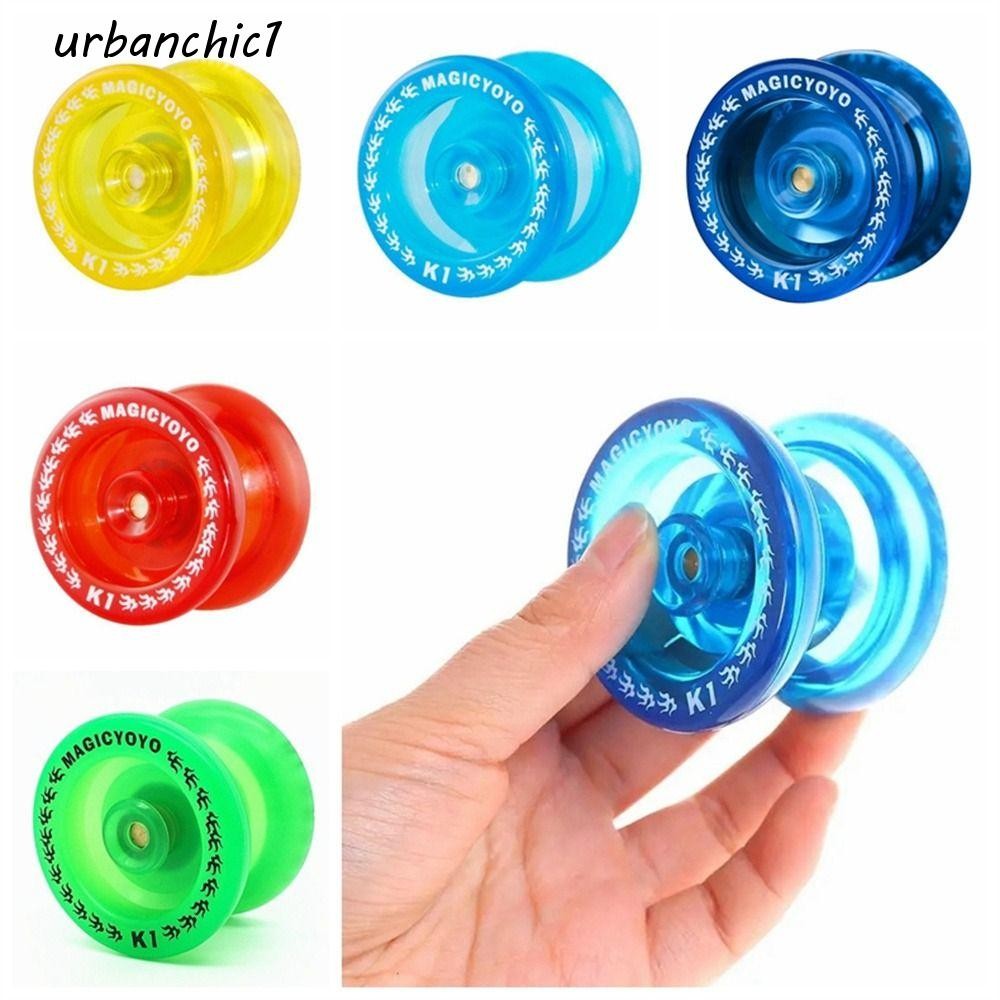 URBANCHIC Yo Yo ของเล่น, 8 Ball KK Bearing Spinning String Yoyo K1 ...