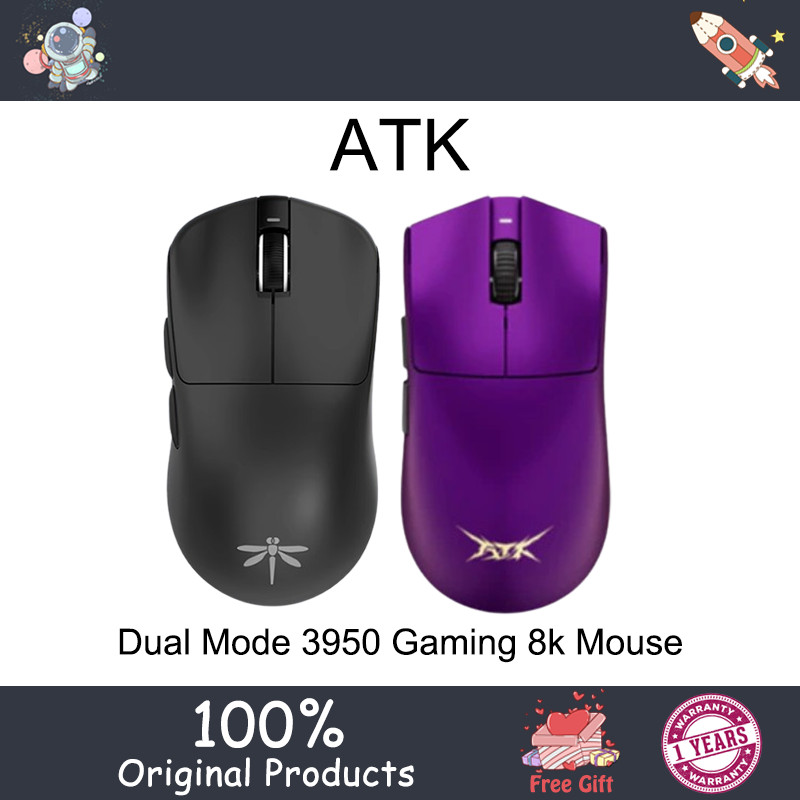 ATK GEAR X1 Wireless Dual Mode 3950 Gaming 8k Mouse | Shopee Thailand